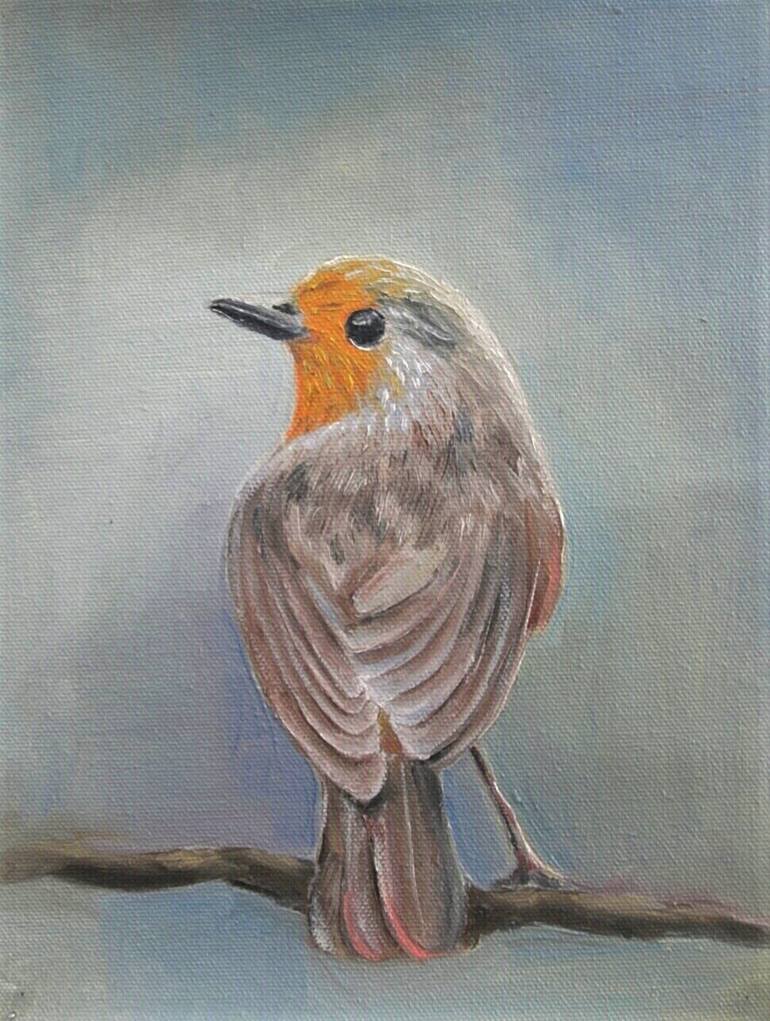 'Bird' Painting by Abitha Mary Kose | Saatchi Art