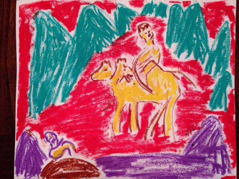 Hidden anger Painting by Mohamed Hussein | Saatchi Art