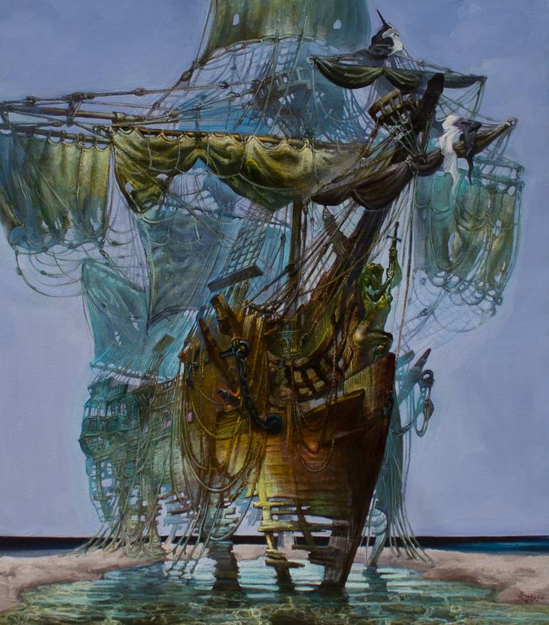 Requiem Painting by Boyan Yanev | Saatchi Art