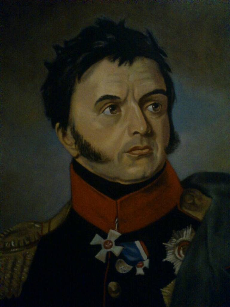 nikolay raevsky Painting by Dusan Bjelotomic | Saatchi Art