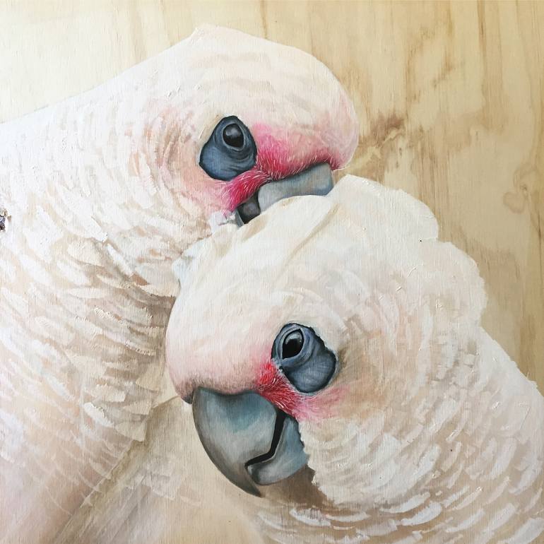 Loving Mirror Painting by Kunang Sutra Agung | Saatchi Art