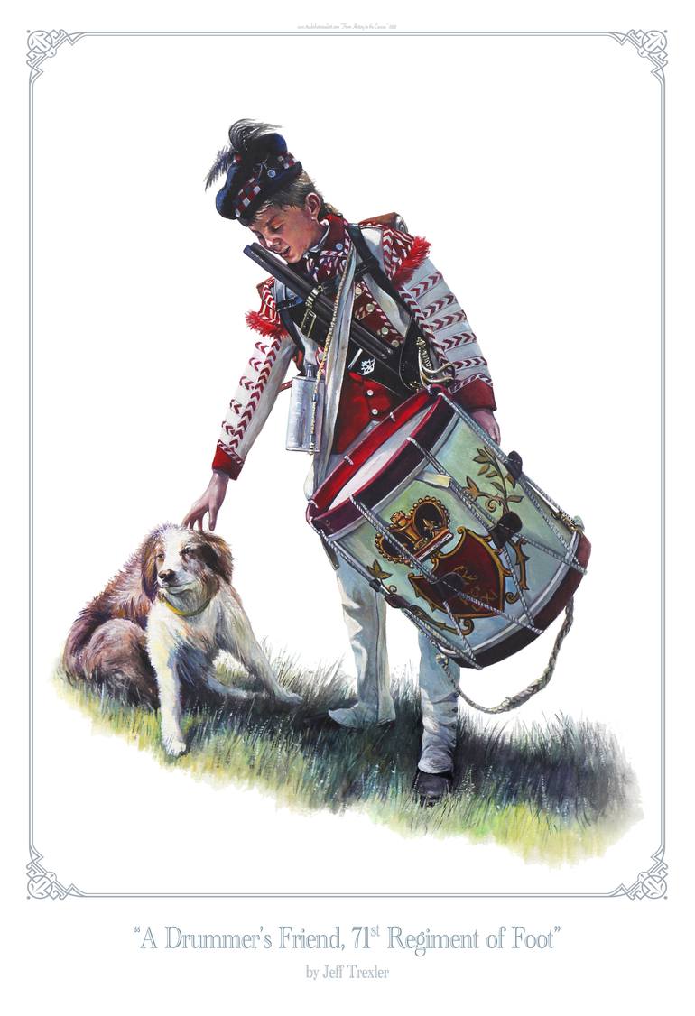 A Drummers Friend, 71st Regiment of Foot Painting by Jeff Trexler ...