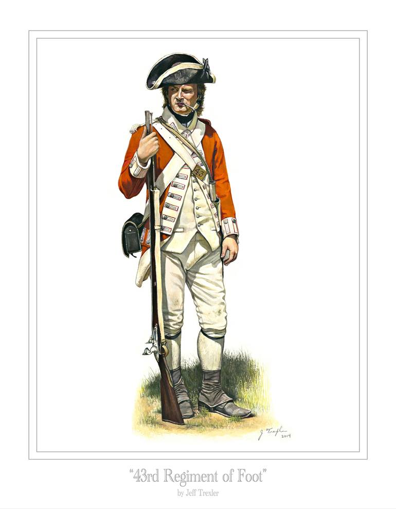 43rd Regiment of Foot Painting by Jeff Trexler | Saatchi Art