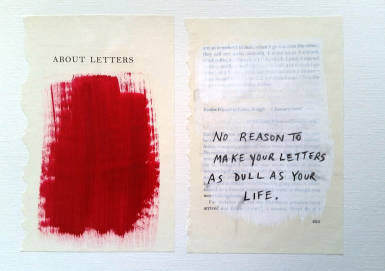 Love Letters - Evelyn Waugh to Laura Waugh, 7 Jan 1945 Collage by ...