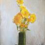 Sunflowers Painting by David Kleiner | Saatchi Art