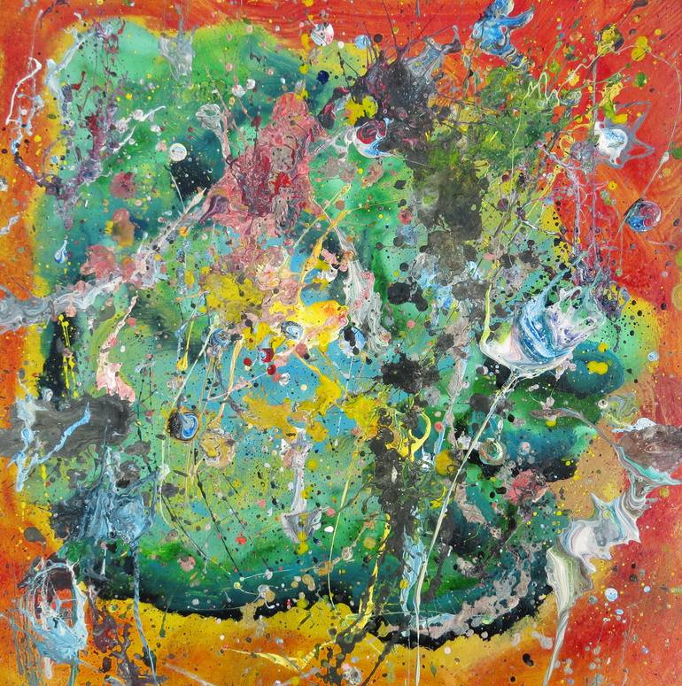 Flying # 848 Painting by Sergei Motorin | Saatchi Art