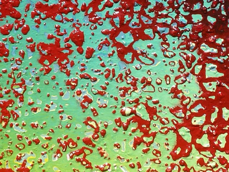 Light Behind Red Veils Painting by Heidi Thompson | Saatchi Art