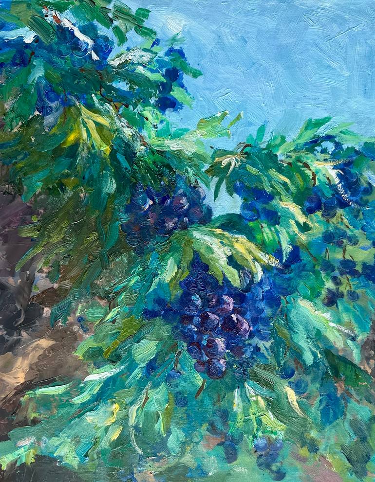 Grape Vine Dream Painting by Irina Metz | Saatchi Art