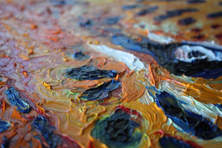 Amur Leopard ‘Amour’ Painting by David Ahern | Saatchi Art