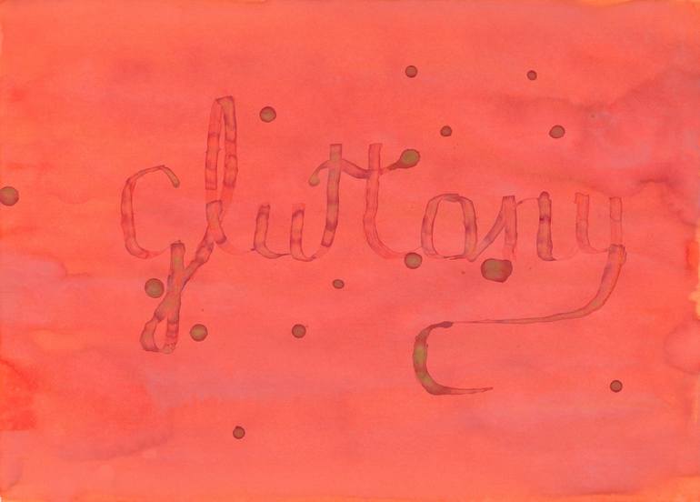 7 Gluttony Drawing by Jay See | Saatchi Art