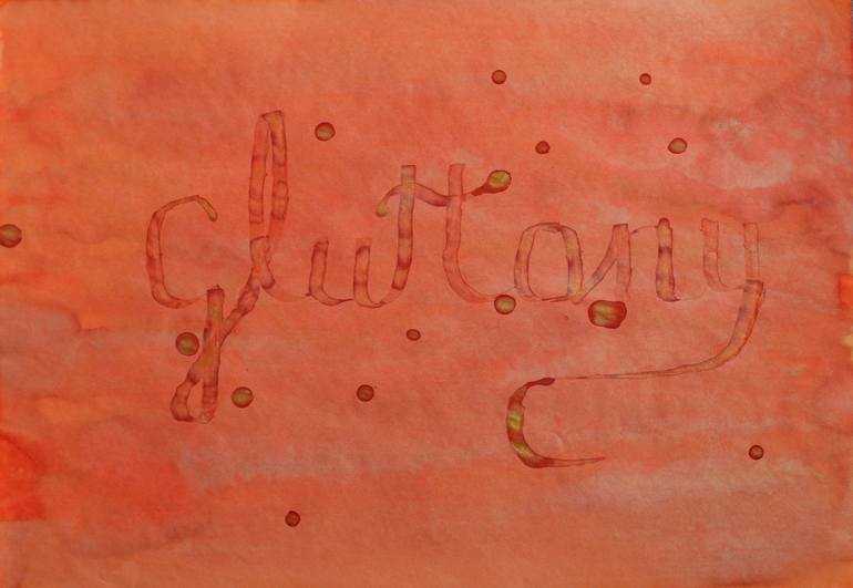 7 Gluttony Drawing by Jay See | Saatchi Art