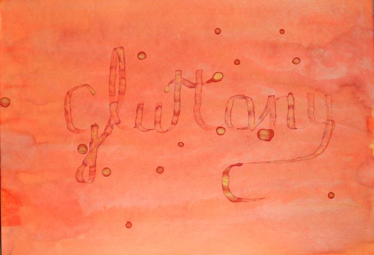 7 Gluttony Drawing by Jay See | Saatchi Art