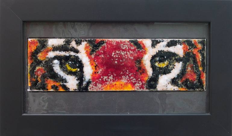 Tiger eyes Sculpture by Elizabeth H H Cull | Saatchi Art
