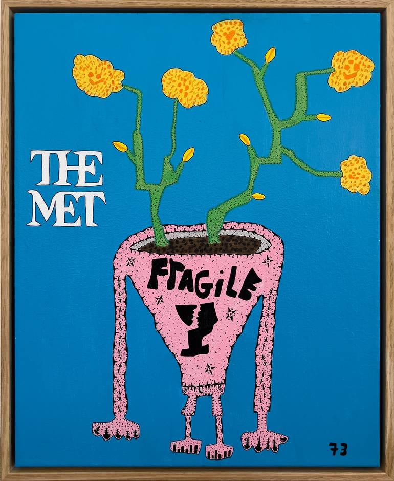 Fragile (The Met Series) Painting by Michael Stiegler | Saatchi Art