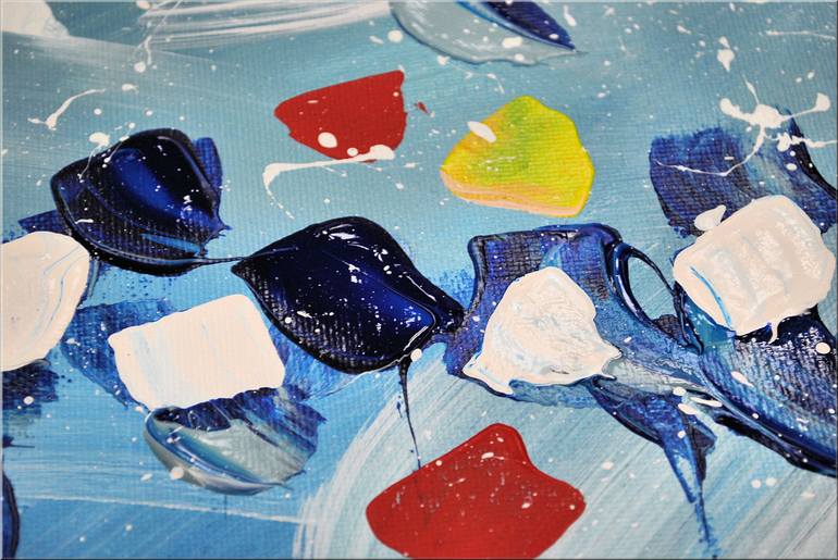 Funny Spring - Abstract Art - Acrylic Painting - Canvas Art - Framed ...