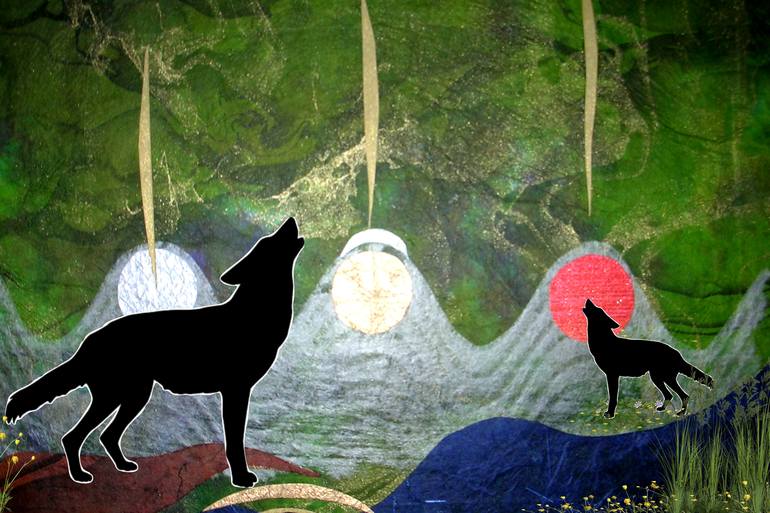 Echo Painting by Michiko Takatsu | Saatchi Art