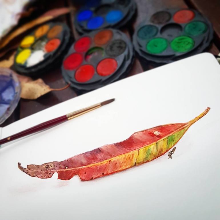 Gumleaf Painting by Genevieve Cooper | Saatchi Art