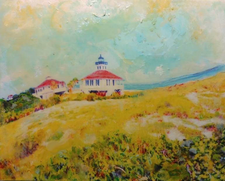 Florida Beach Compound Painting by David Deutsch | Saatchi Art