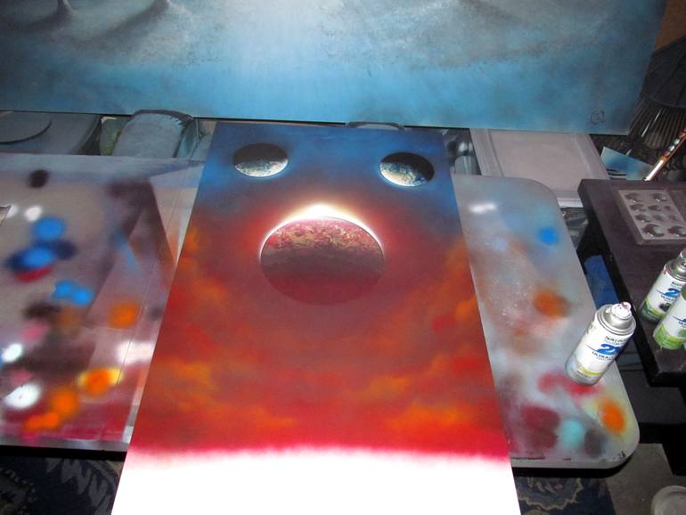 Happy Trails Painting by Tyrone Webb | Saatchi Art