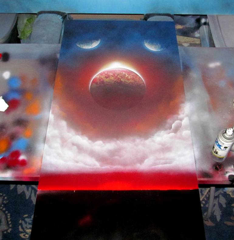Happy Trails Painting by Tyrone Webb | Saatchi Art