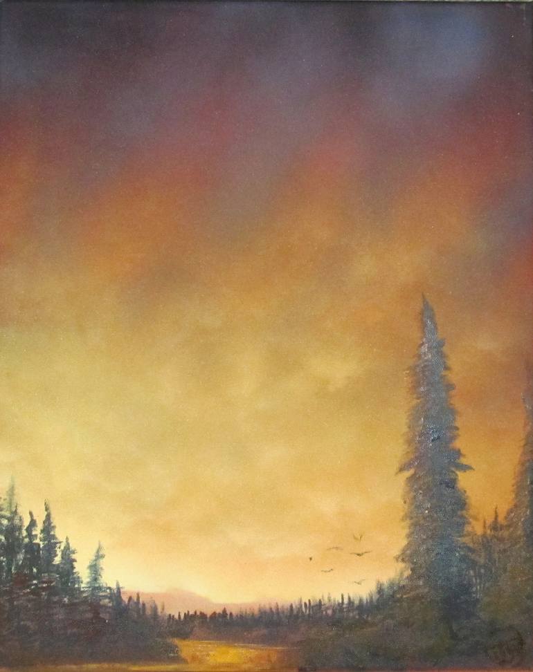 Day Glow Painting by Tyrone Webb | Saatchi Art