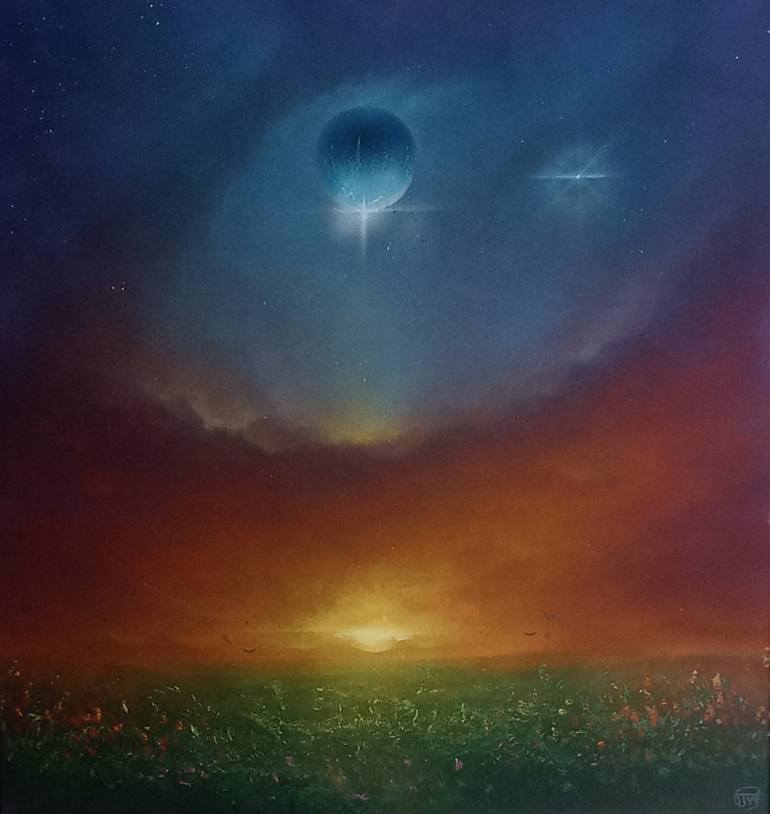 Storm's End Painting by Tyrone Webb | Saatchi Art
