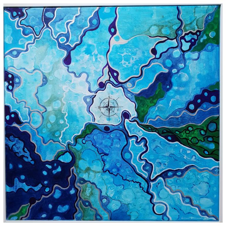 Wayfinding Painting by Victoria Strelciunaite | Saatchi Art