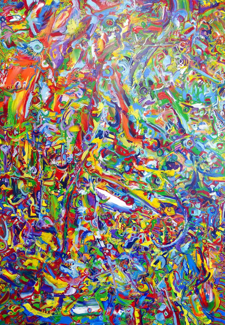 HAPPY,HEALTHY BIOSPHERE Painting by Igor Eugen Prokop | Saatchi Art