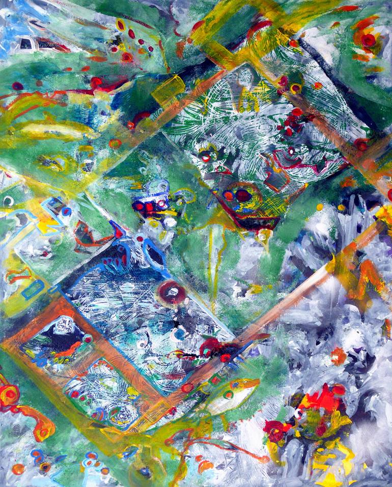 ATLANTIS.THE SUNKEN WORLD. Painting by Igor Eugen Prokop | Saatchi Art