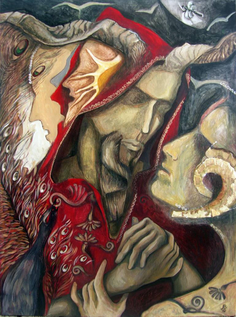 Azazel - the Prince of Desert Painting by andrea bernath | Saatchi Art