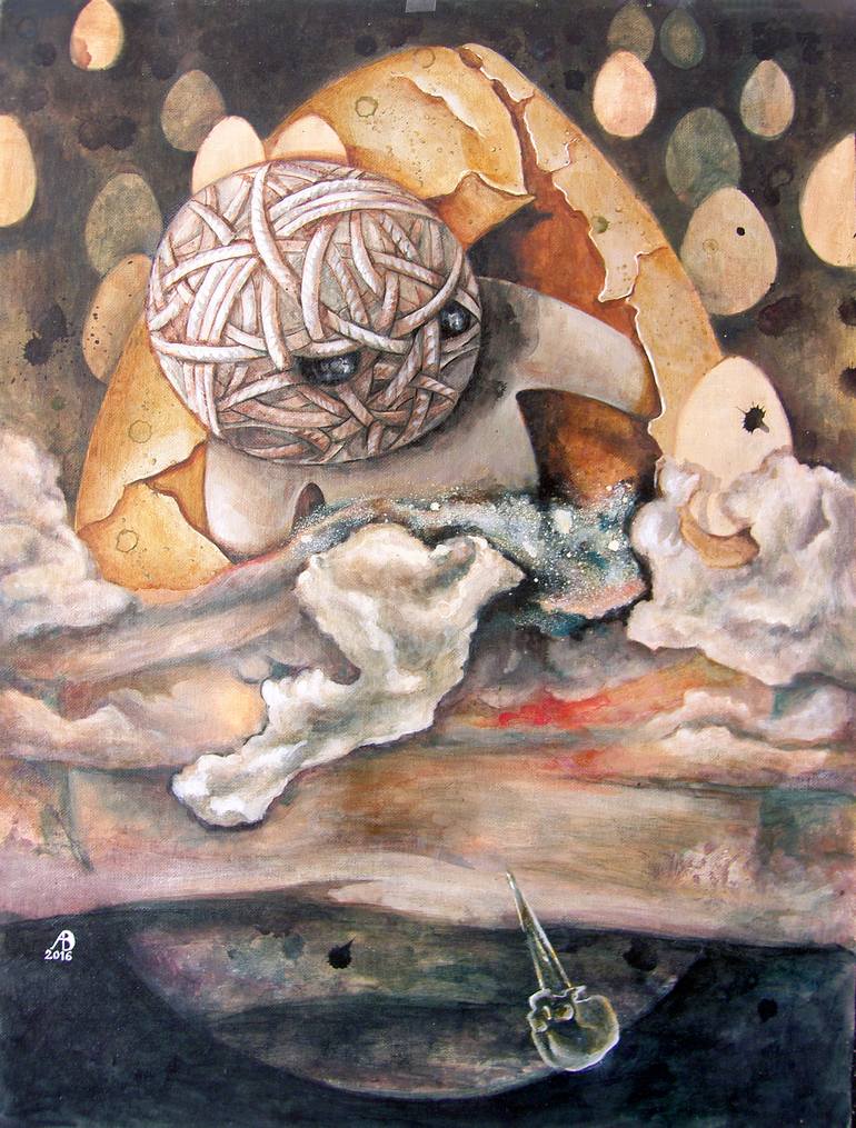 Cosmic Voodoo Painting by andrea bernath | Saatchi Art