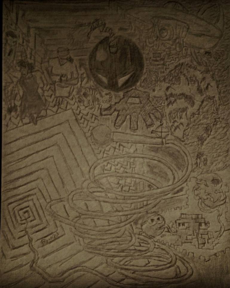 Exponentializm Drawing by Marcus Washington | Saatchi Art