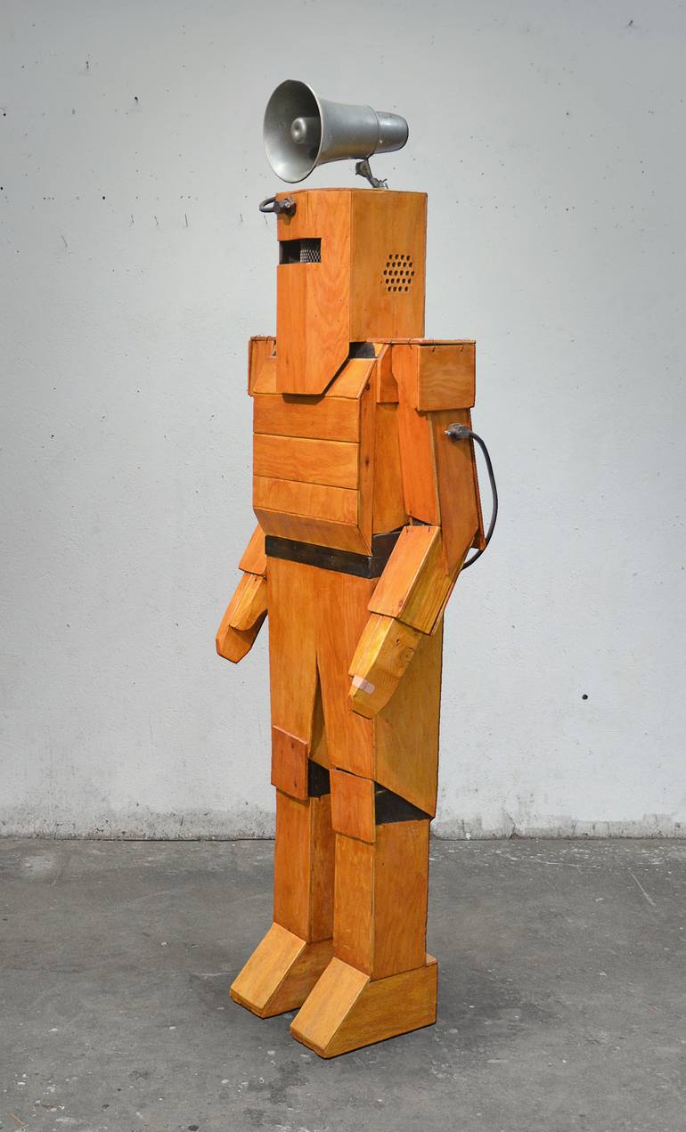 Robot #1 Sculpture by John Ross | Saatchi Art