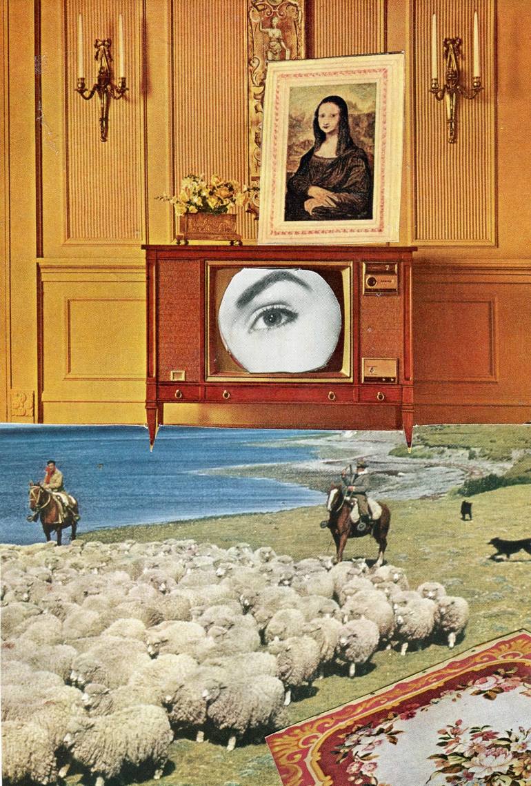 The third eye Collage by Maya Land | Saatchi Art