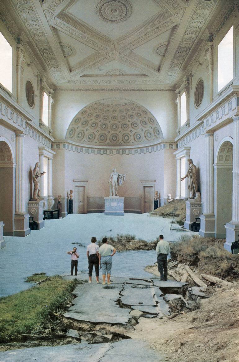 Art museum Collage by Maya Land | Saatchi Art