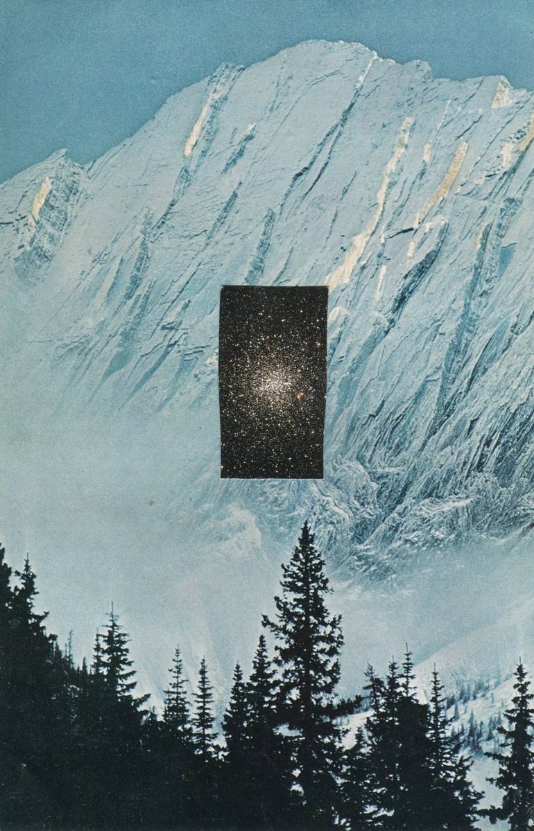Mountain portal Collage by Maya Land | Saatchi Art
