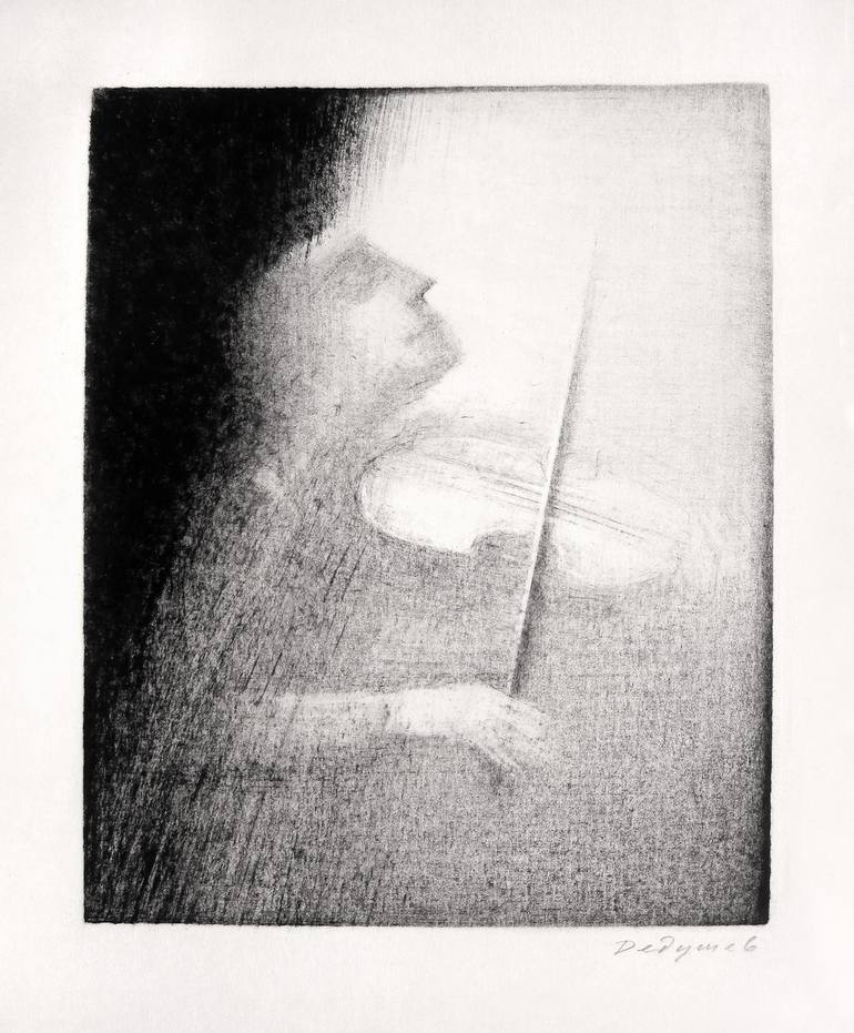 High note Drawing by Alexander Dedushev | Saatchi Art