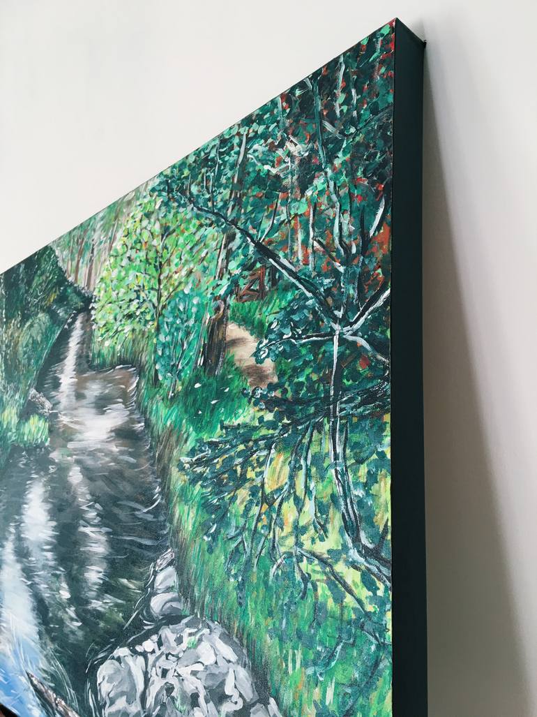 RIVER VIEW IN WONDERLAND By HSIN LIN - Featured Artwork in Artist's ...