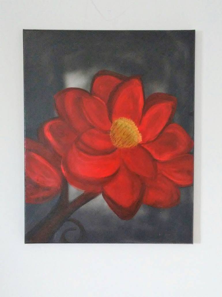 Rojo Painting by Aldredo Nunez | Saatchi Art