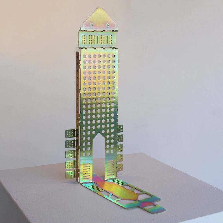 Canary Wharf / Early 90s recession Sculpture by Amanda Lwin | Saatchi Art