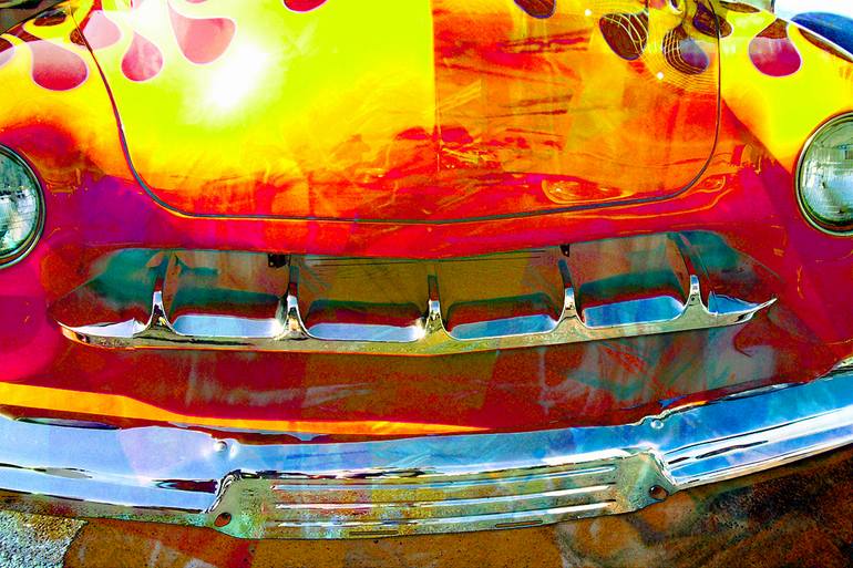 Hot Rod Griile - Limited Edition 1 of 10 Mixed Media by Todd B Hubbell ...