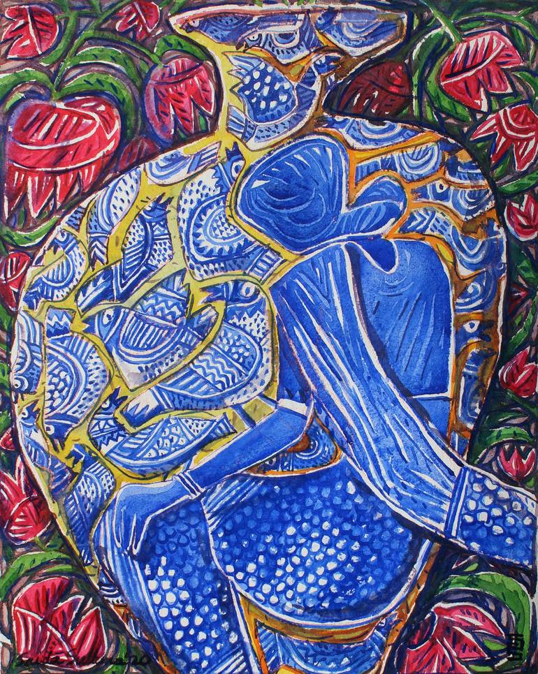 Poter Bibi Painting by Saida Sultana | Saatchi Art