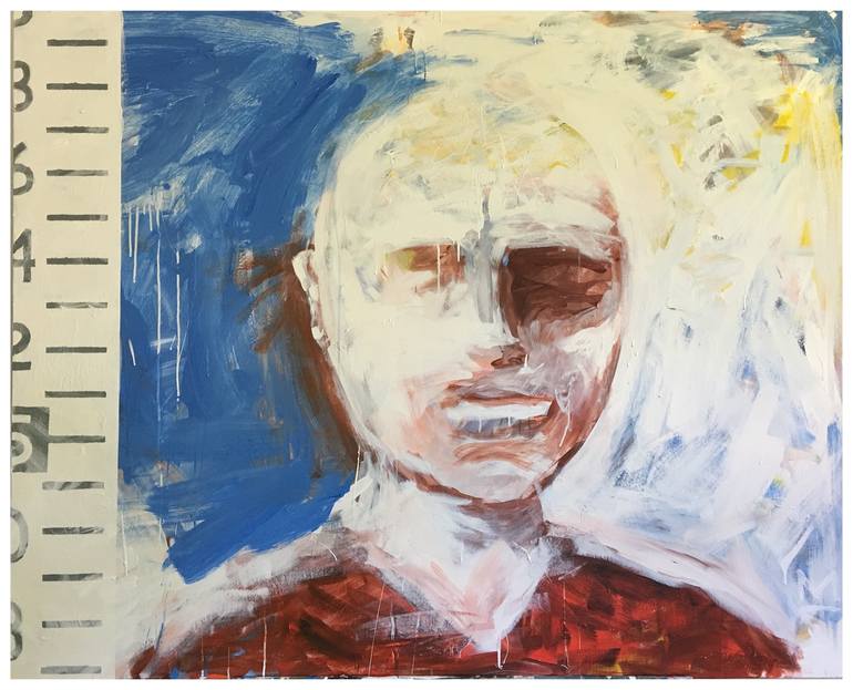 Inmate #47221 Painting by Dennis Magner | Saatchi Art