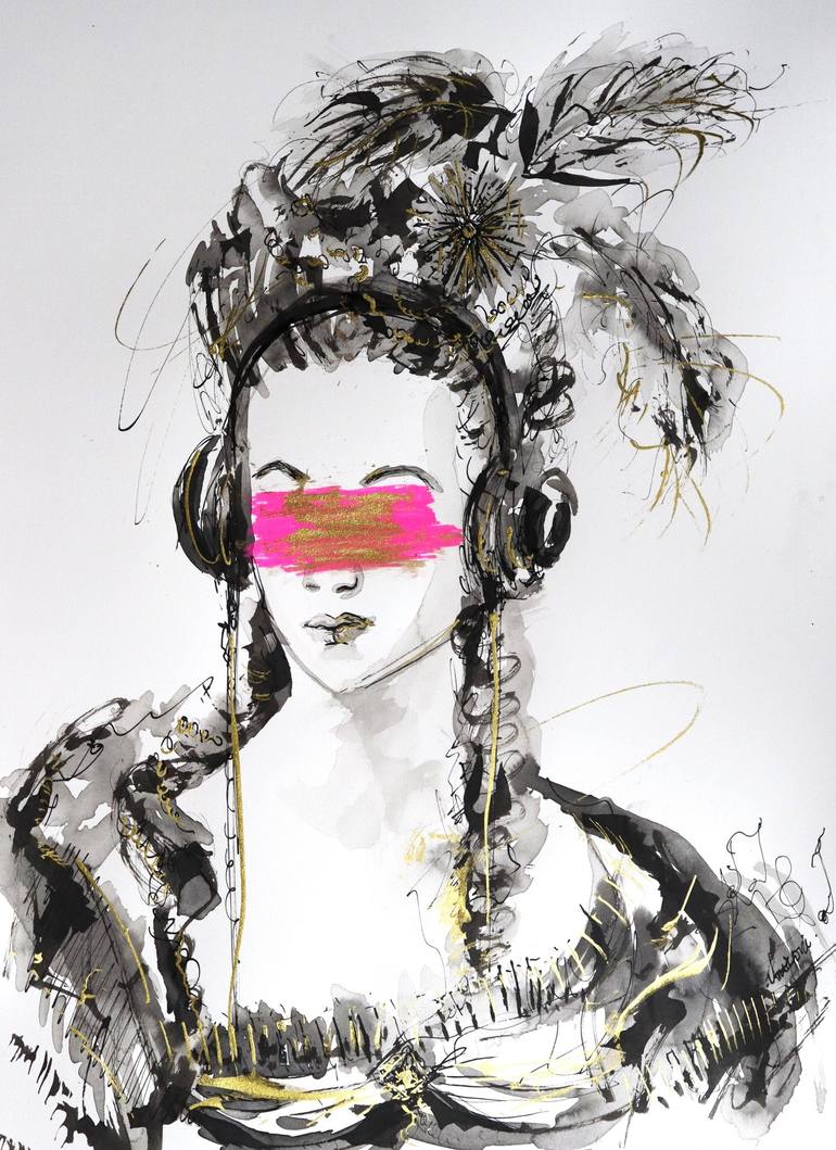 A Moment Of Solitude Drawing by Antigoni Tziora | Saatchi Art