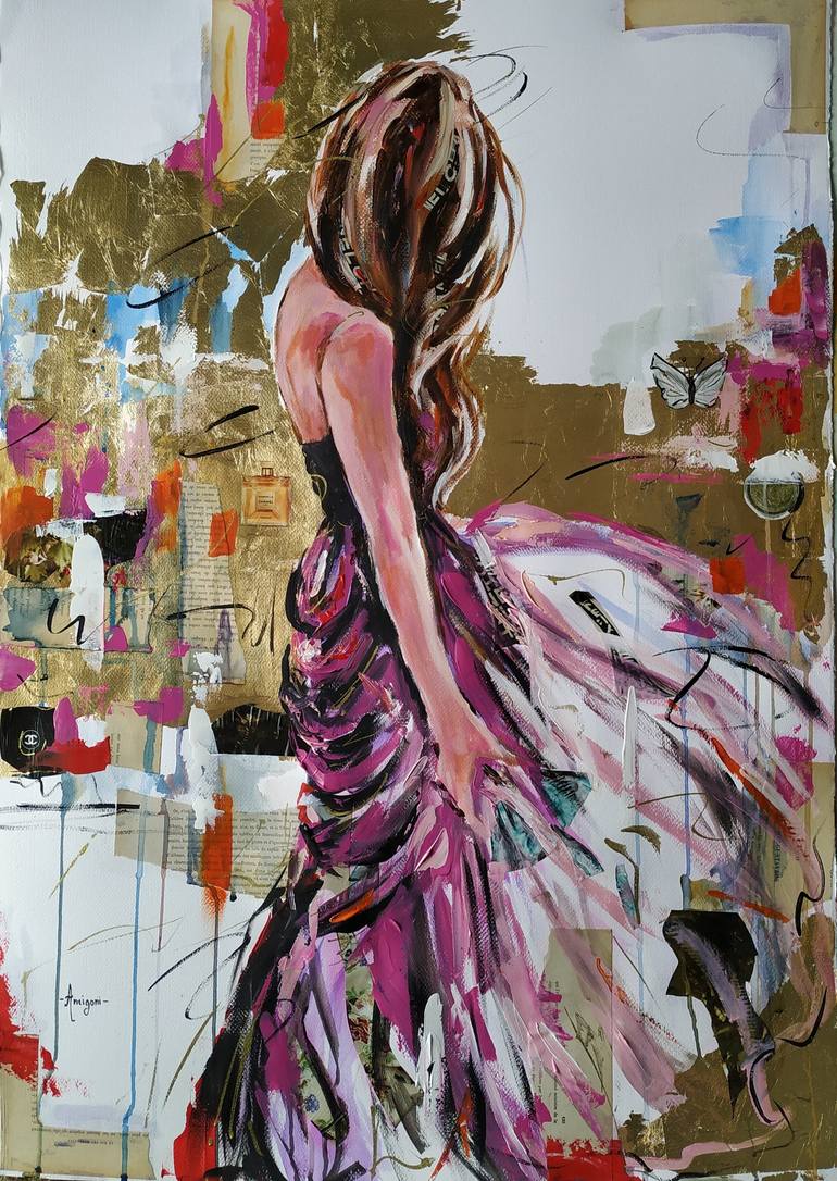 Gabrielle Painting by Antigoni Tziora | Saatchi Art