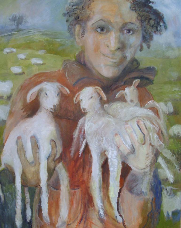 Triplets Painting by Bea Jones | Saatchi Art