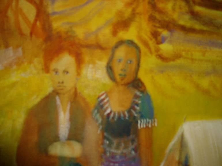 Newcomers to the Site. Painting by Bea Jones | Saatchi Art