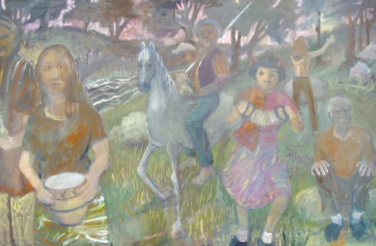 Here 2018 Painting by Bea Jones | Saatchi Art