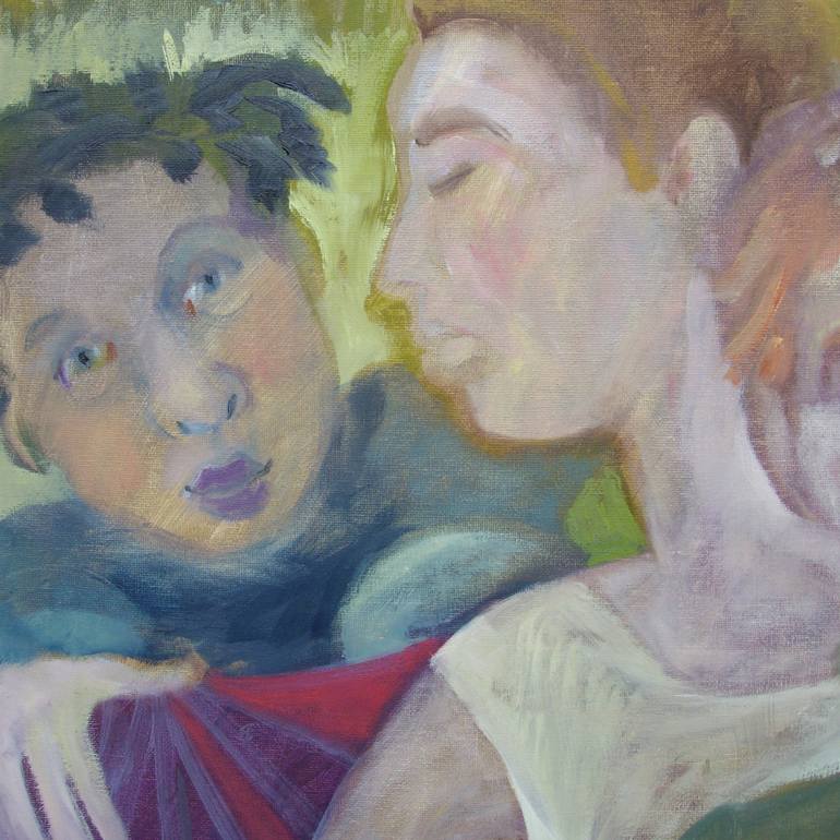 You all OK in there ? Painting by Bea Jones | Saatchi Art