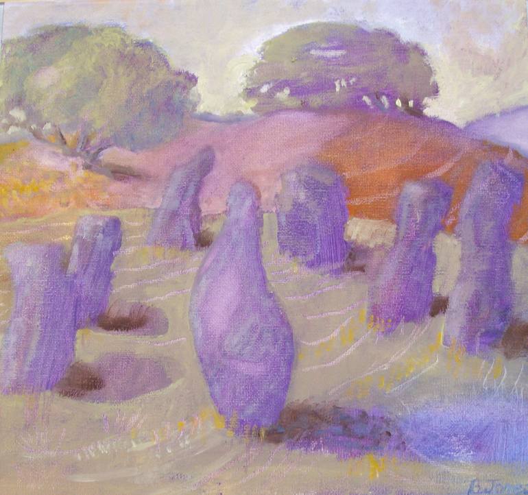 Run to the Stones Painting by Bea Jones | Saatchi Art